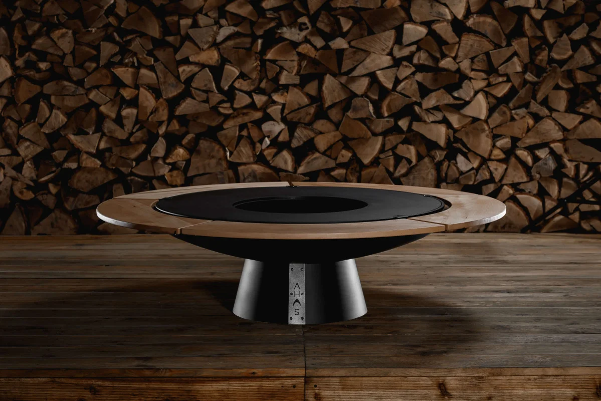 Grill hearth AHOS BIG SPHERE LOW. Suitable for a country house, summer ...