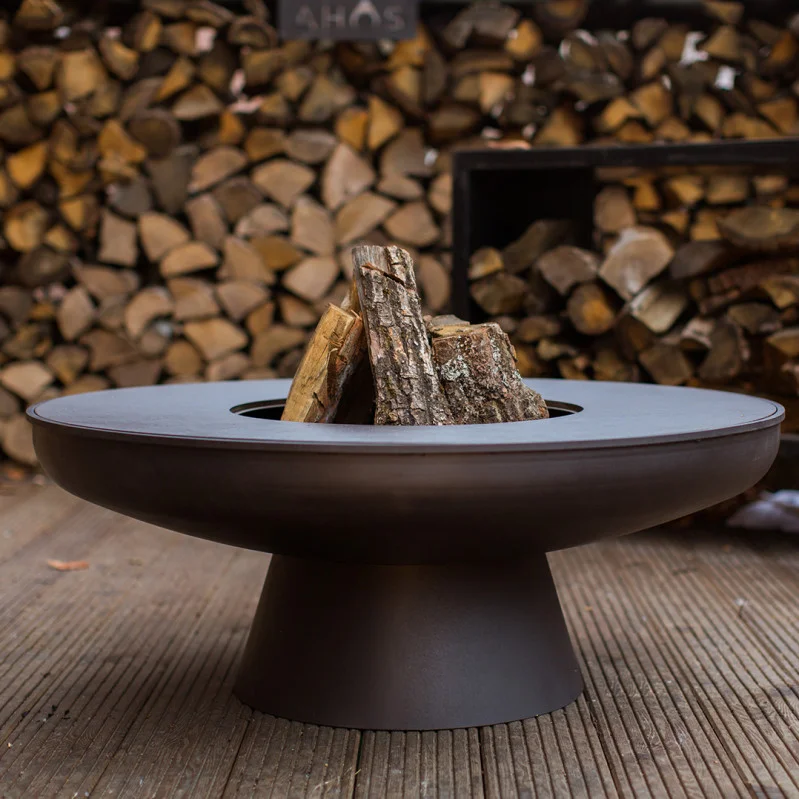 Grill hearth AHOS BIG SPHERE LOW. Suitable for a country house, summer ...