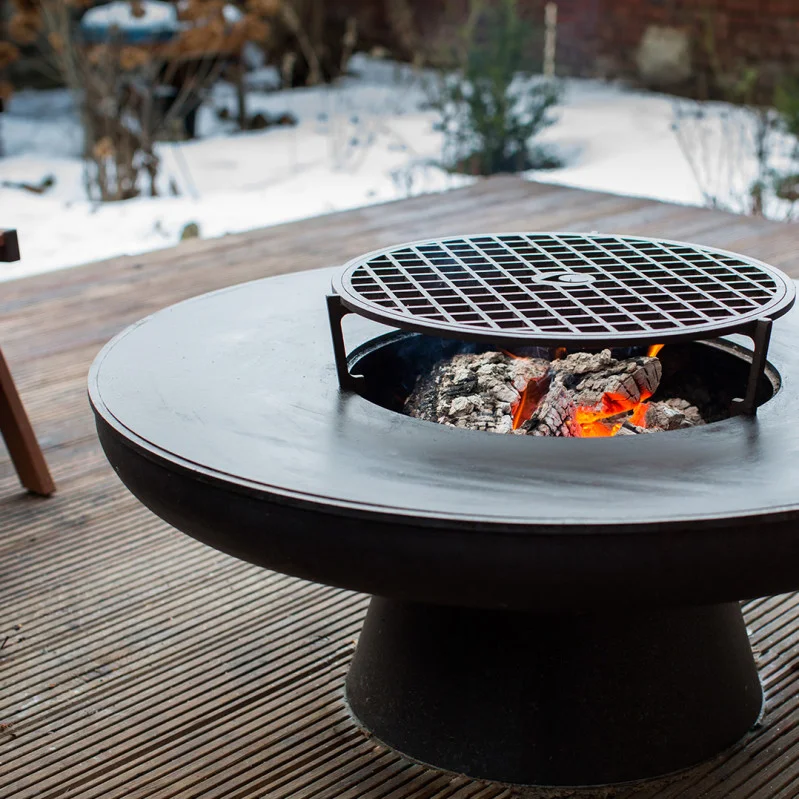 Grill hearth AHOS BIG SPHERE LOW. Suitable for a country house, summer ...